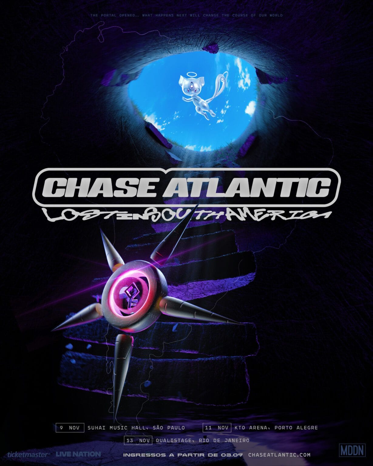 Chase Atlantic anuncia turnê 'Lost in South America' 2025 no Brasil