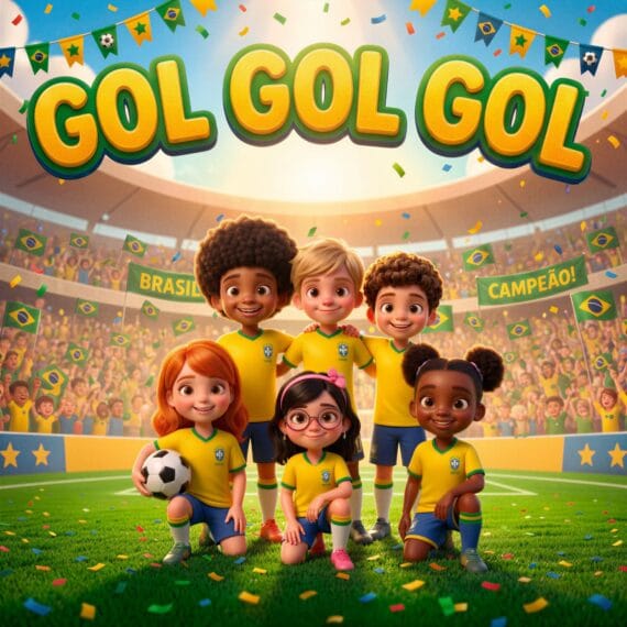 Nossa Turminha Kids transforma a emoção da Copa em louvor com a canção ...